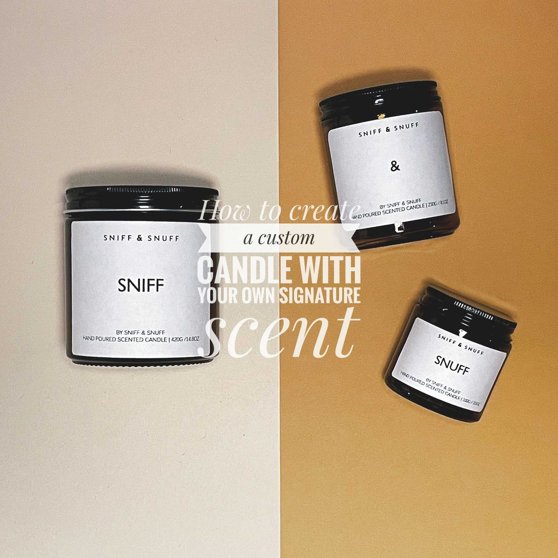DIY scented candle in 1 minute - SNIFF & SNUFF